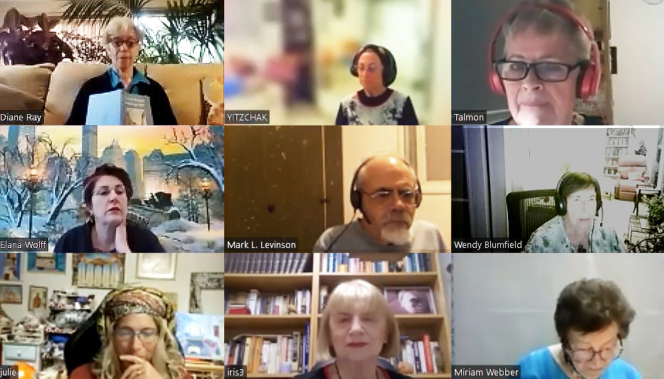 2022 Anthology launch – Voices Israel Group of Poets in English