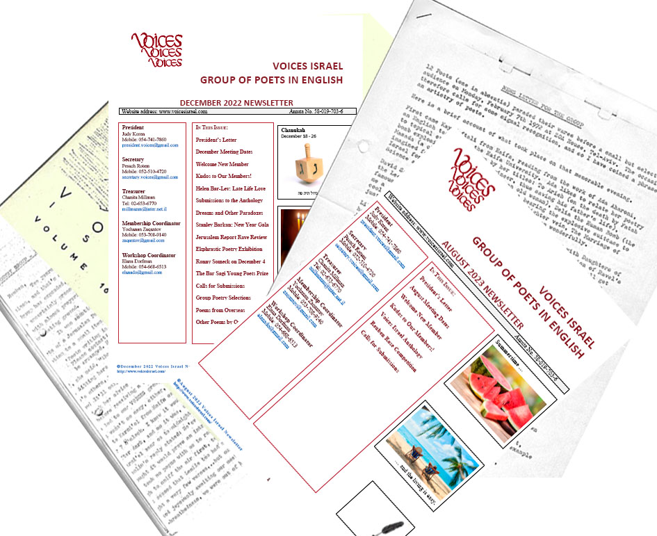 Our Newsletter – Voices Israel Group of Poets in English